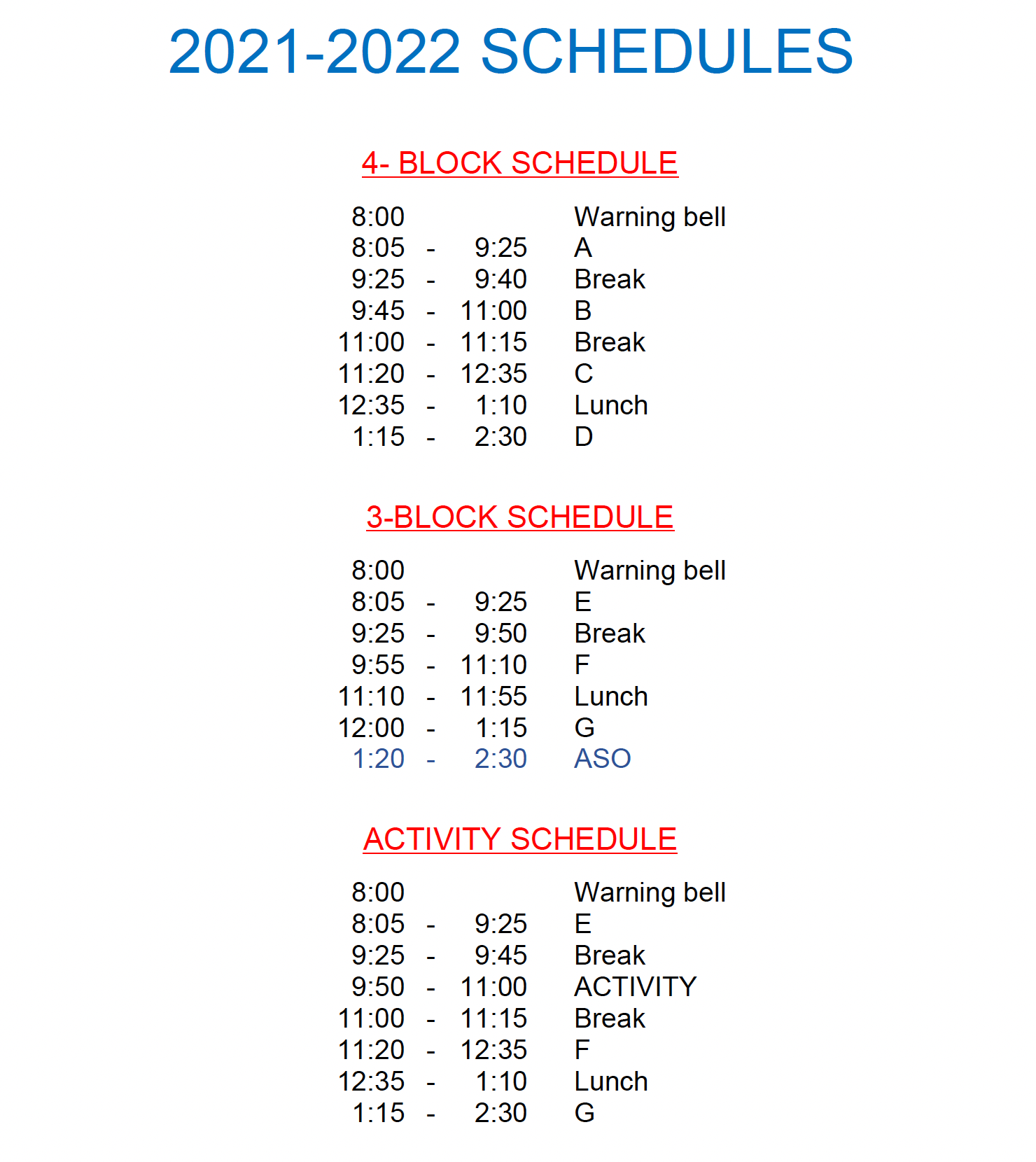 Daily Schedule Student Life St Lucy s Priory High School