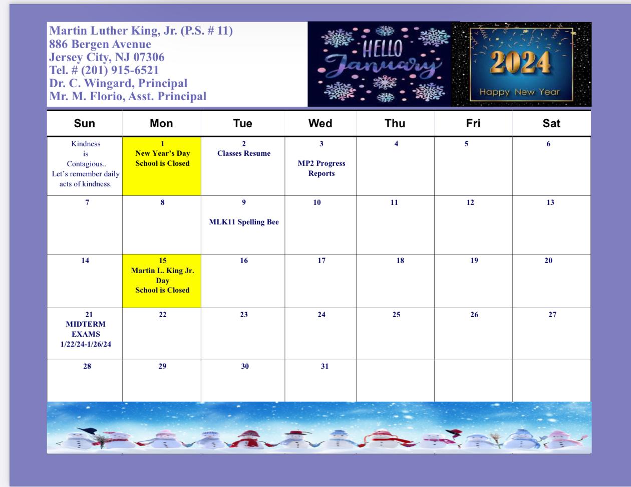 Martin Luther King, Jr. School, PS #11