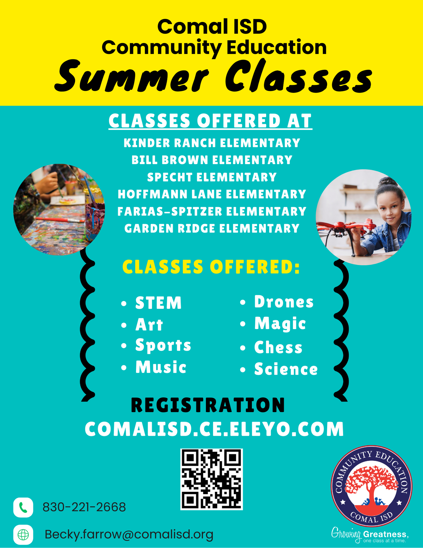 Community Education - Departments - Comal Independent School District