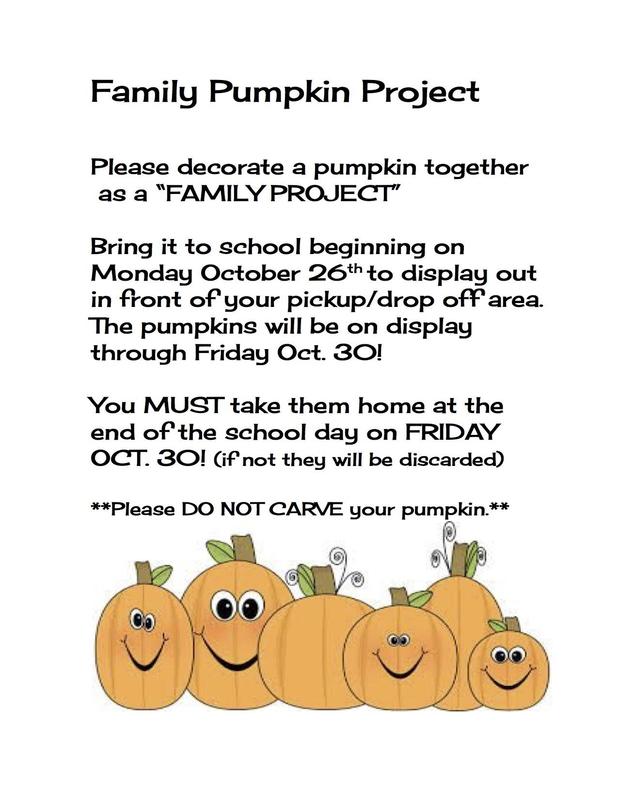 Family Pumpkin Project | Bay Head Elementary School