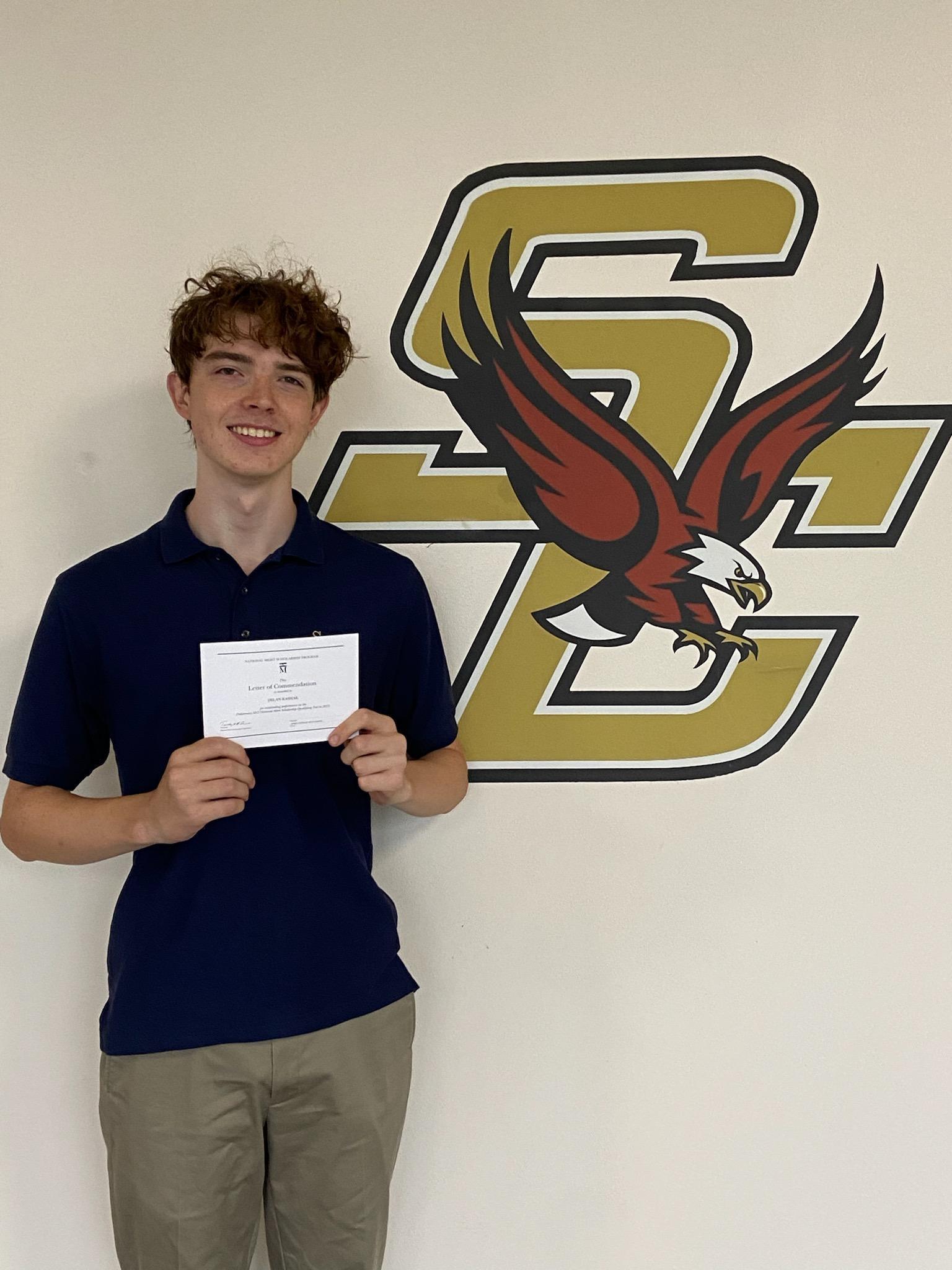 Dylan Kashak Earns Letter of Commendation | Serra Catholic High School