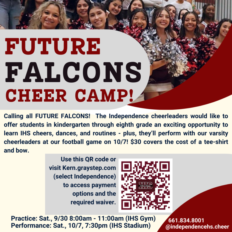 Future Falcon Cheer Camp! | Independence High School