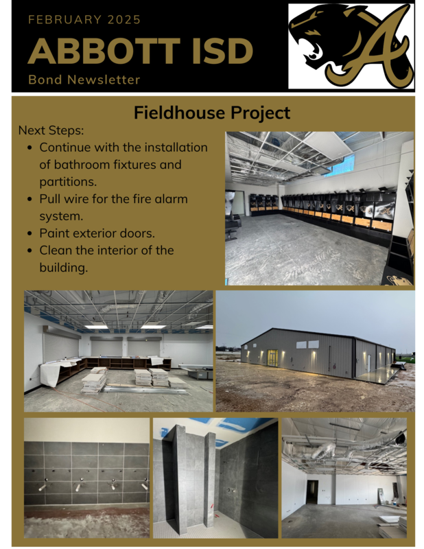 February Bond Newsletter | Abbott Independent School District