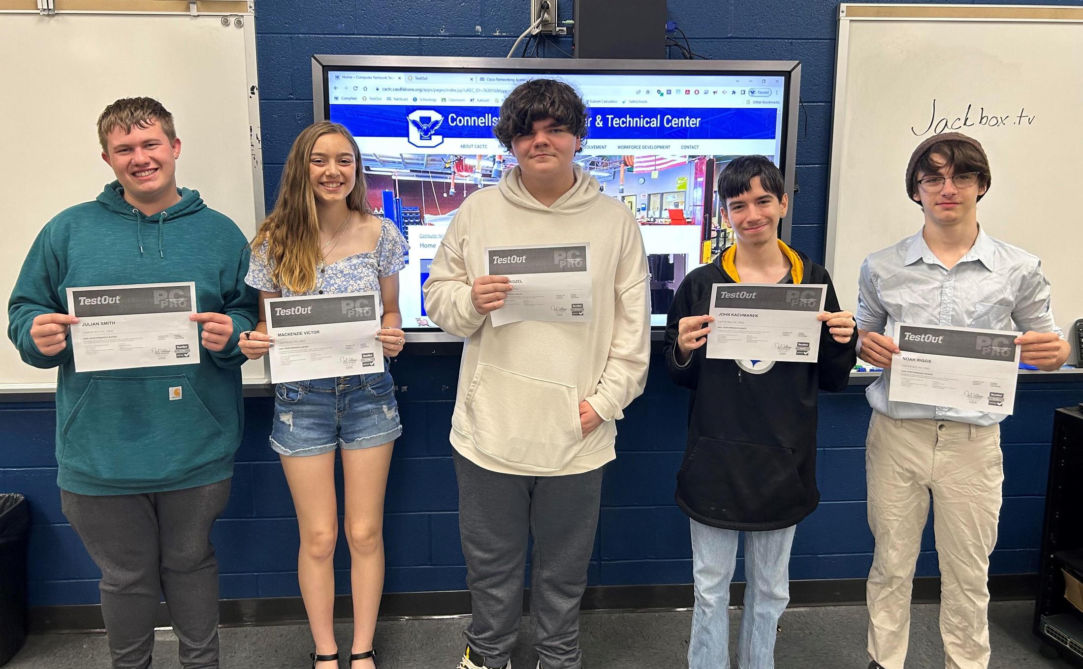 Certifications 22-23 – Student Achievements – Connellsville Area Career ...