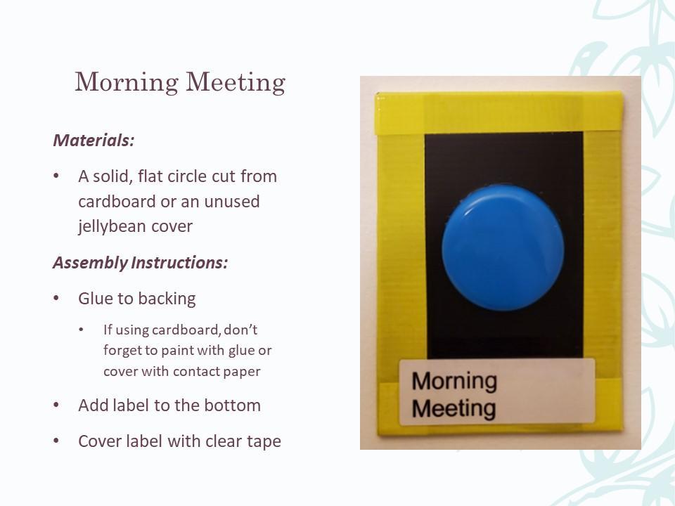 Object / Tactile Communication – Teachers – Sophia T Salvin Special ...