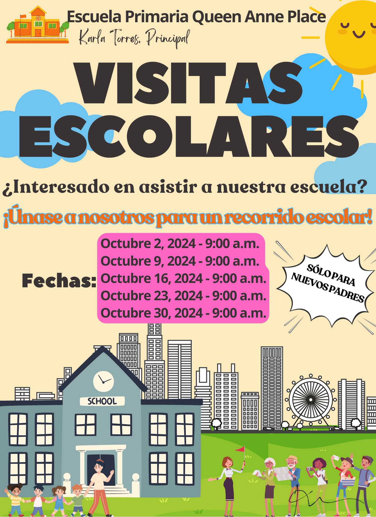 School Tours | Queen Anne Place Elementary