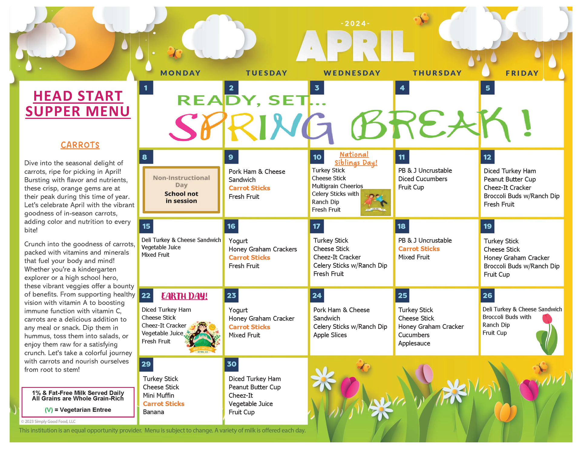 Menus – Nutrition Services – Montebello Unified School District