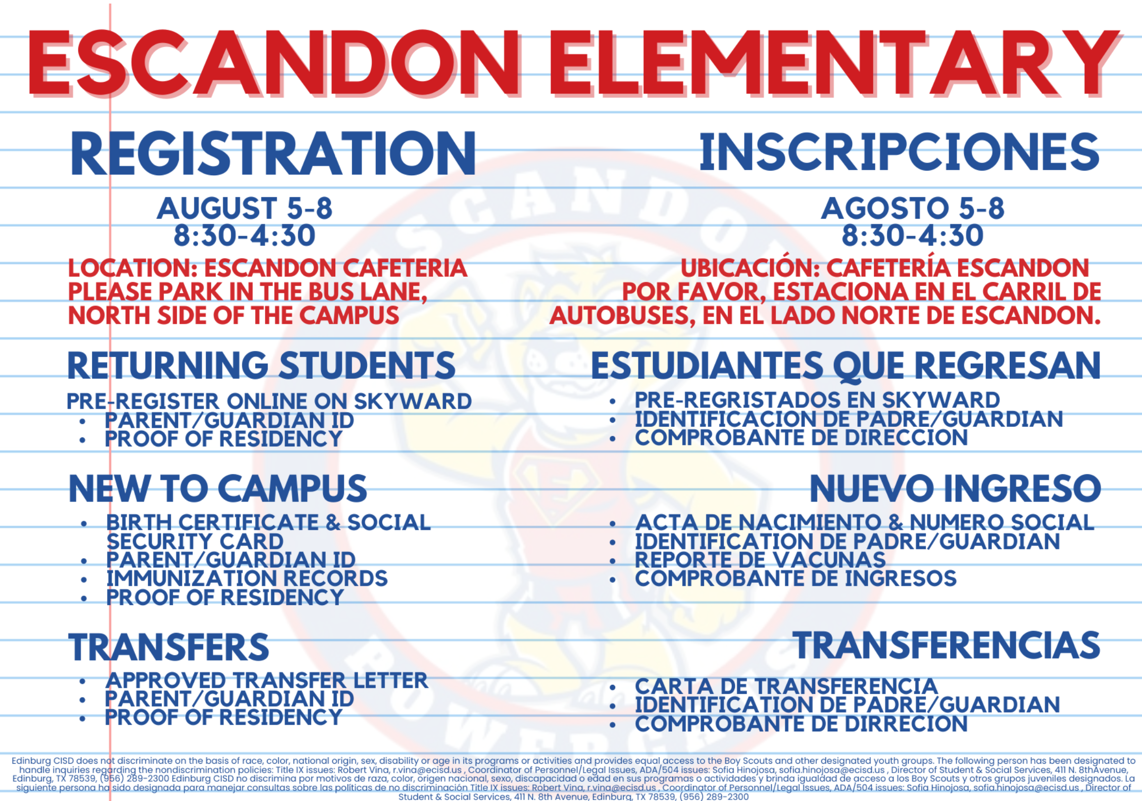News | De Escandon Elementary