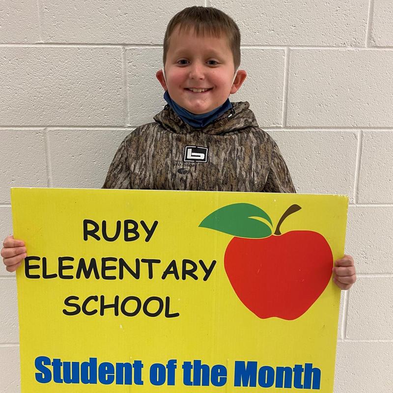 February Student of the Month | Ruby Elementary School