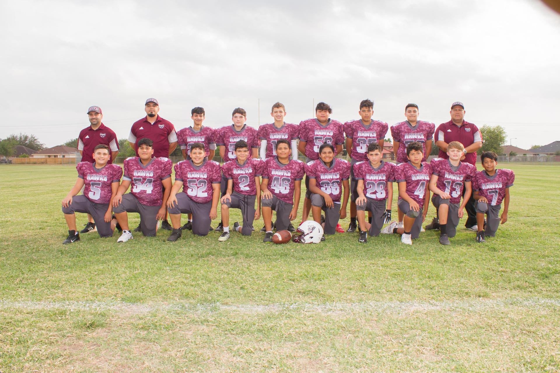 HAWKS FOOTBALL – Athletics – Kenneth White Jr. High School