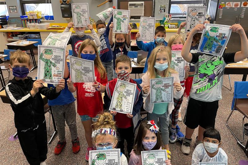 1st-Graders Observe Veterans’ Day | Level Green Elementary School