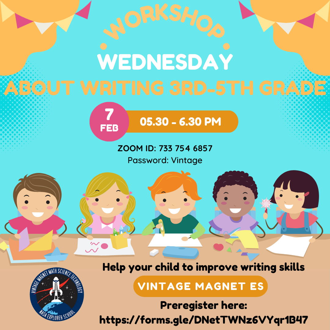 Workshop Wednesday About Writing for 3rd, 4th and 5th Grade | Vintage ...