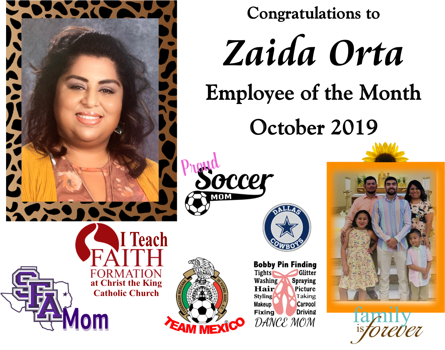 Employee Of The Month Employee Of The Month Chandler Elementary School
