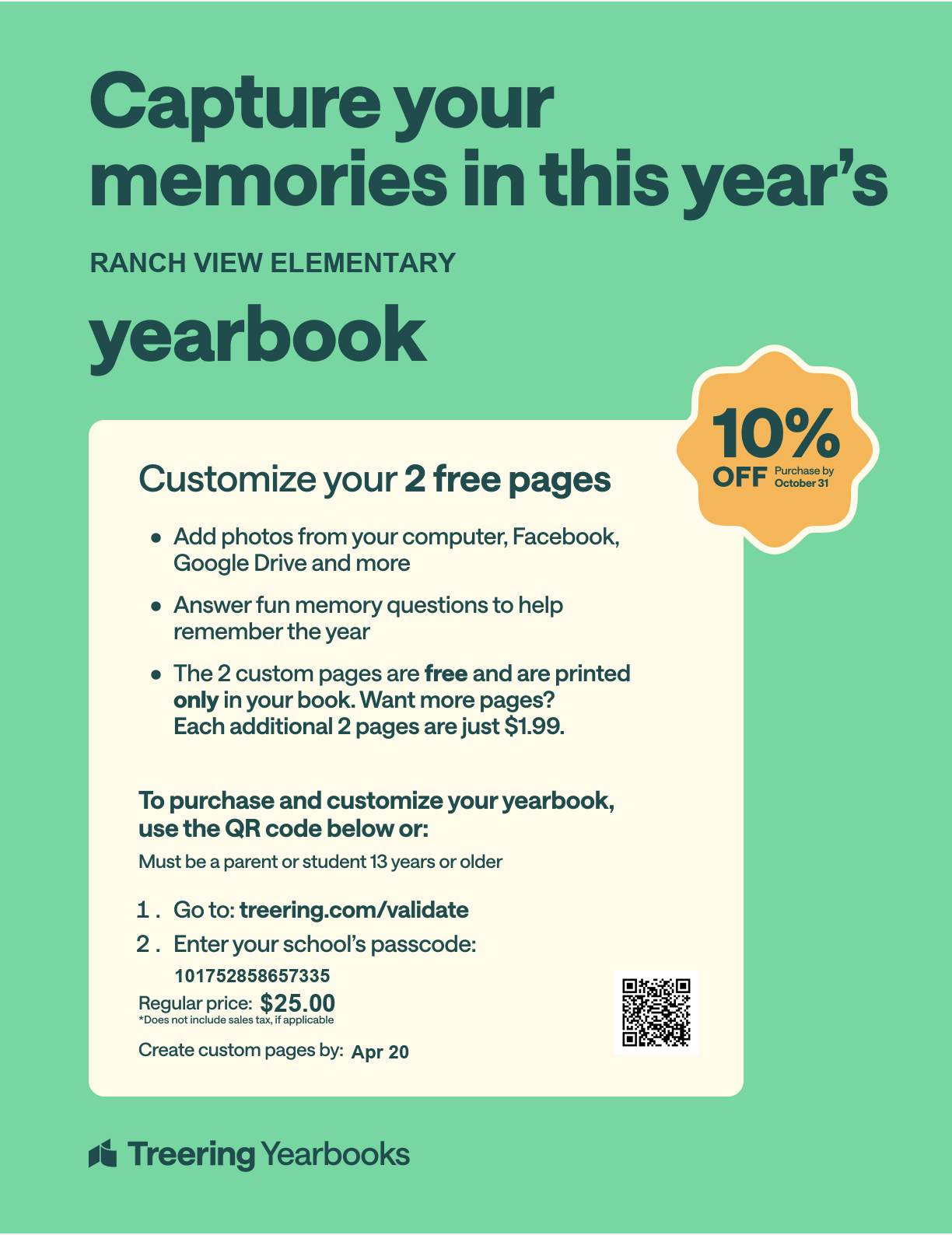 Order your yearbook today!! | Ranch View School
