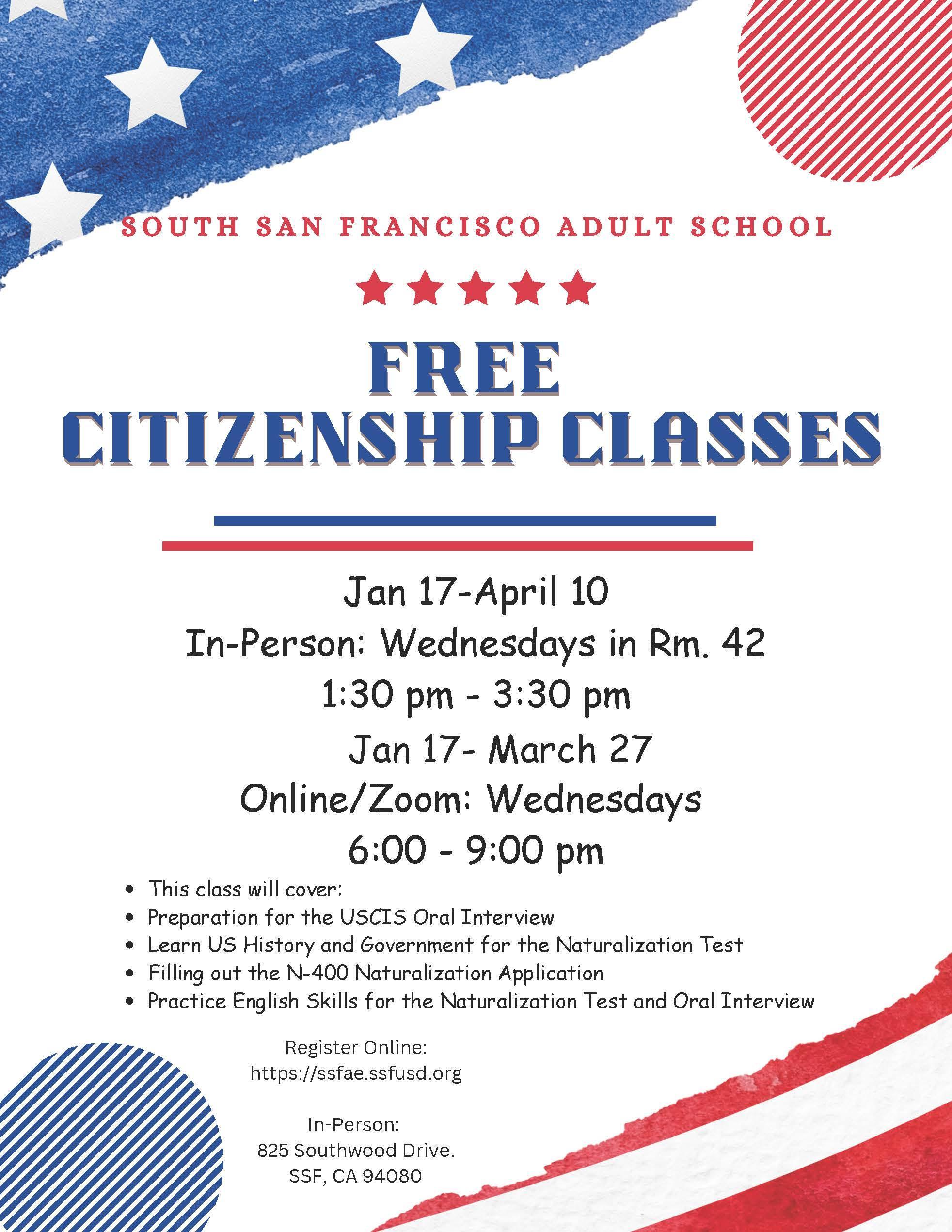 Citizenship - Citizenship - South San Francisco Adult Education