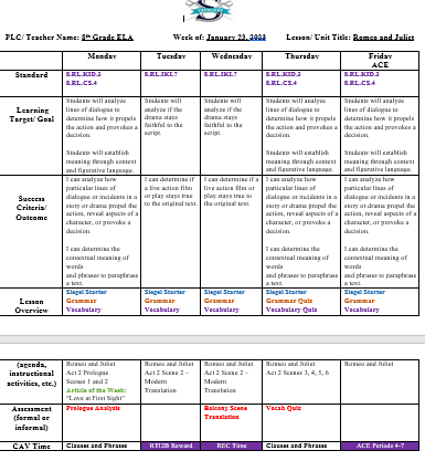 Mr. Hardin-8C ELA – Joseph Hardin – Siegel Middle School