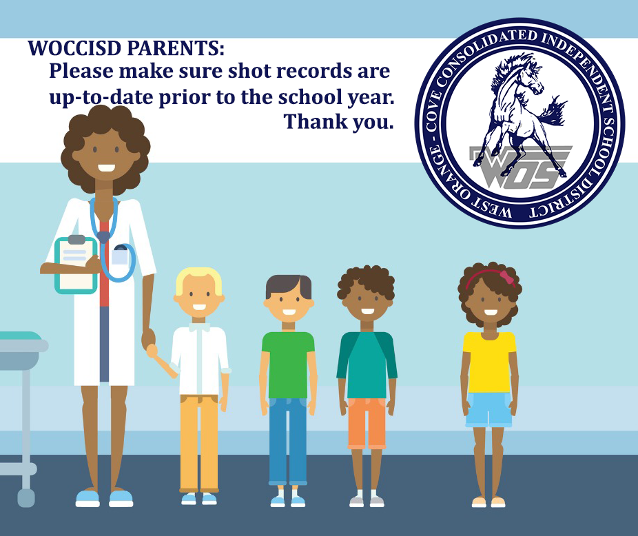 Please update shot records with school nurse prior to school starting ...