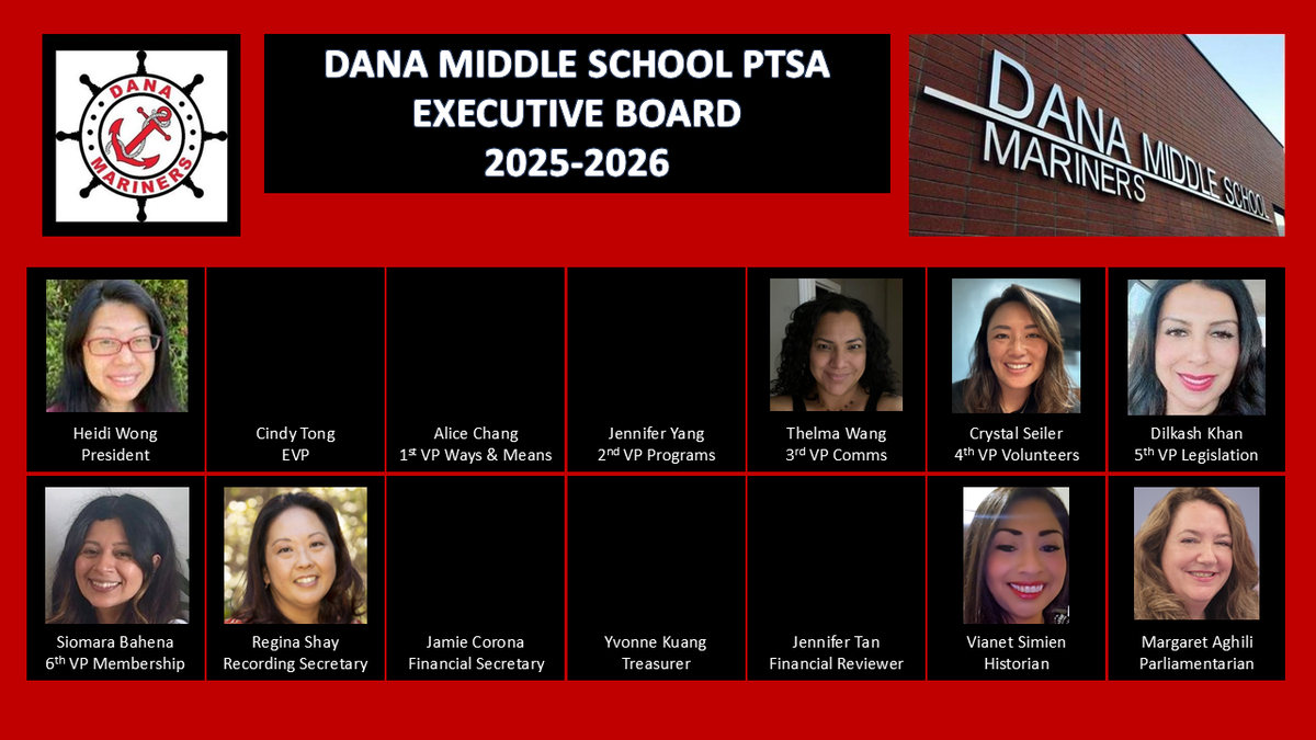 Dana PTSA – PTSA – Dana Middle School
