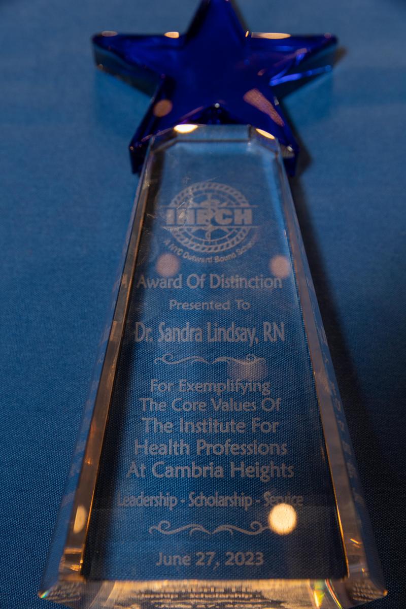 Thank you Dr. Sandra Lindsay! | The Institute for Health Professions at ...