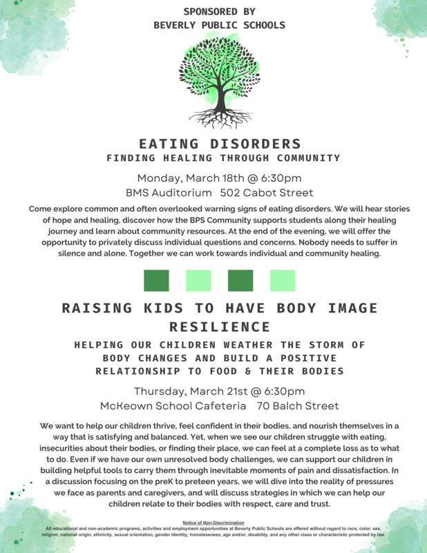 Invitation to Parents and Students | Beverly Middle School