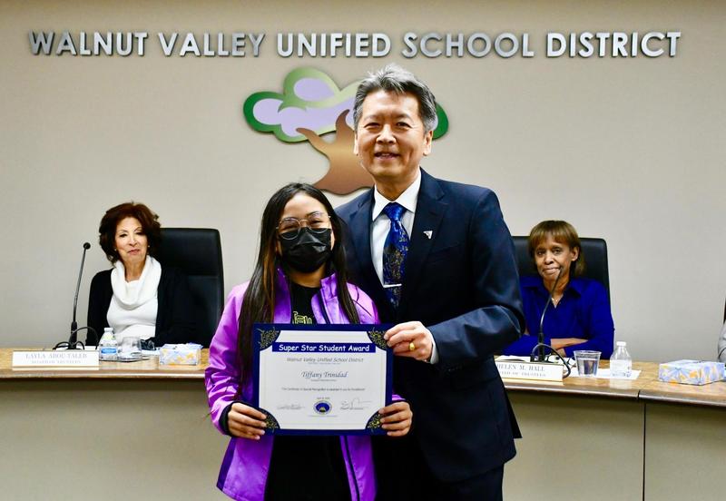 WVUSD Trustees Celebrate Outstanding Students, Parents | Walnut Valley ...