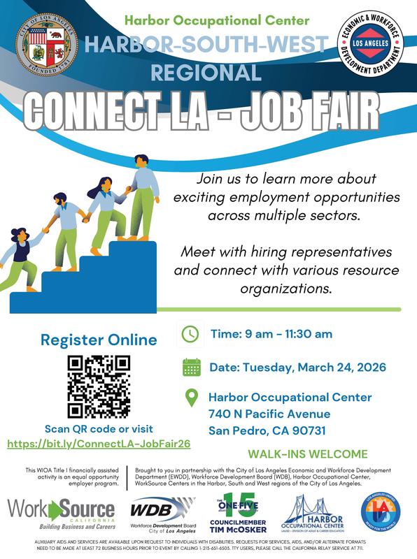 Harbor OC | Adult Ed Classes in San Pedro | GED, ESL & Career Training