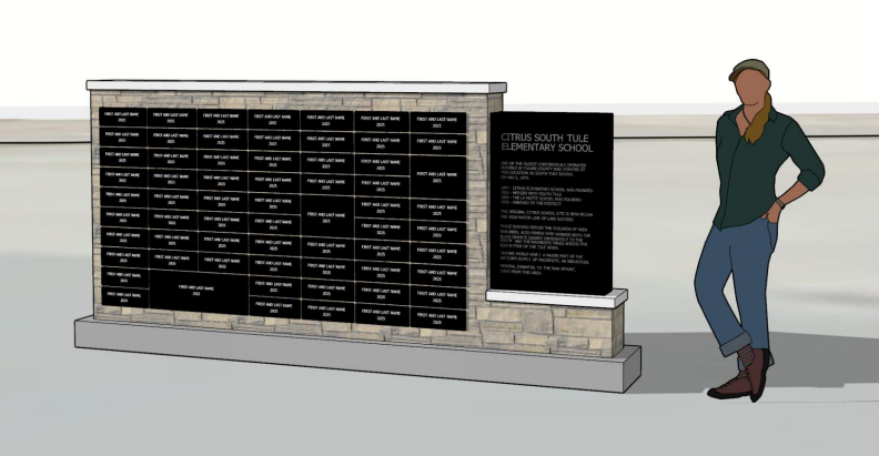 "Legacy Wall" at Citrus South Tule - STEAM Labs - PUSD Pathways