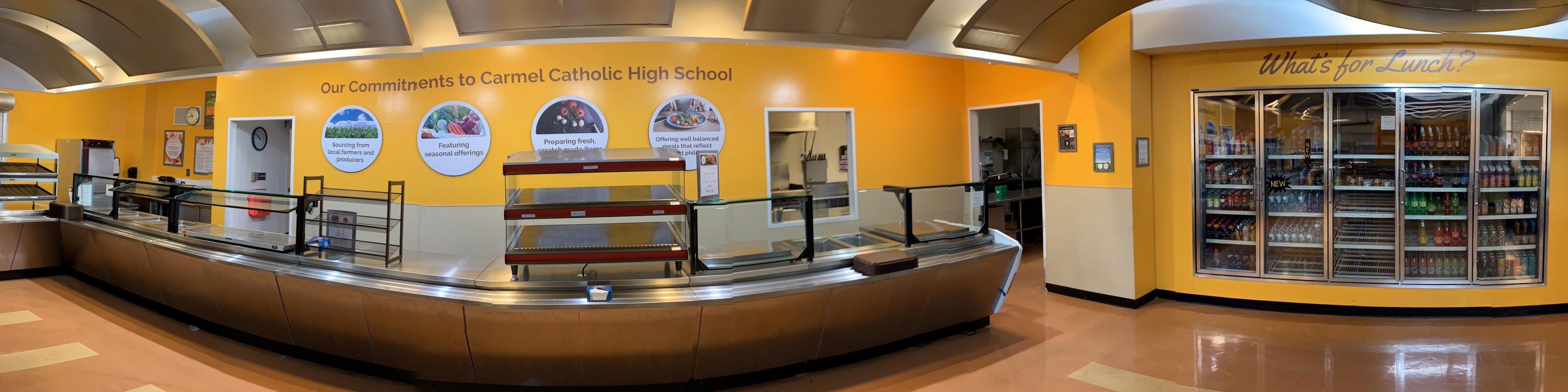 Cafeteria – Student Life – Carmel Catholic High School