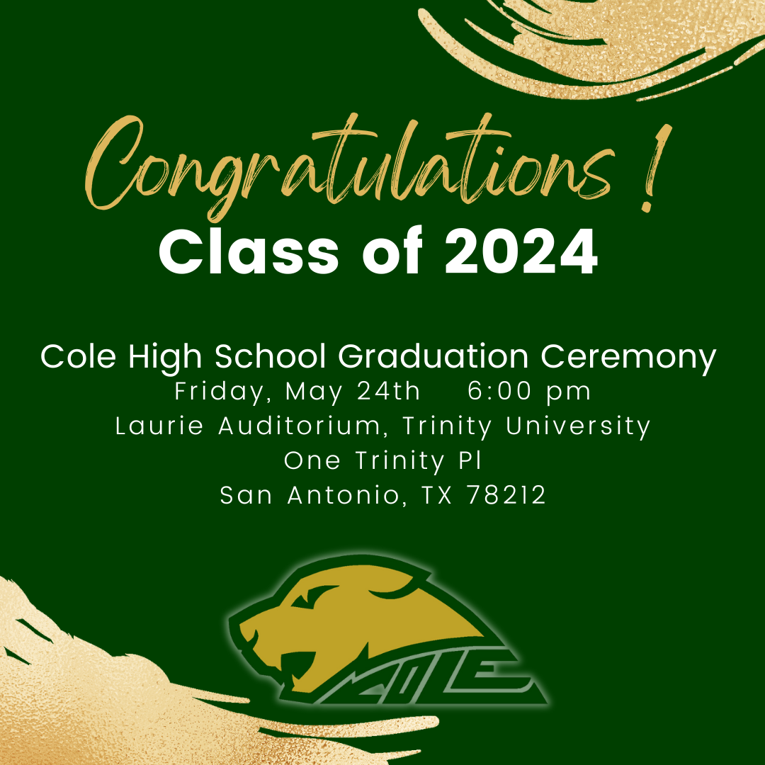 One Month Away! Cole Graduation Ceremony, May 24th 6:00 pm | Military ...