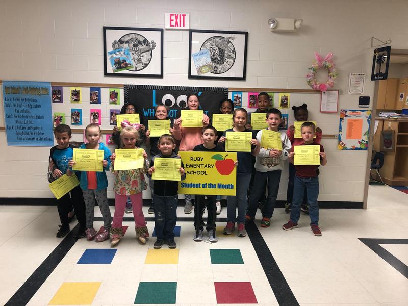 April Student of the Month | Ruby Elementary School