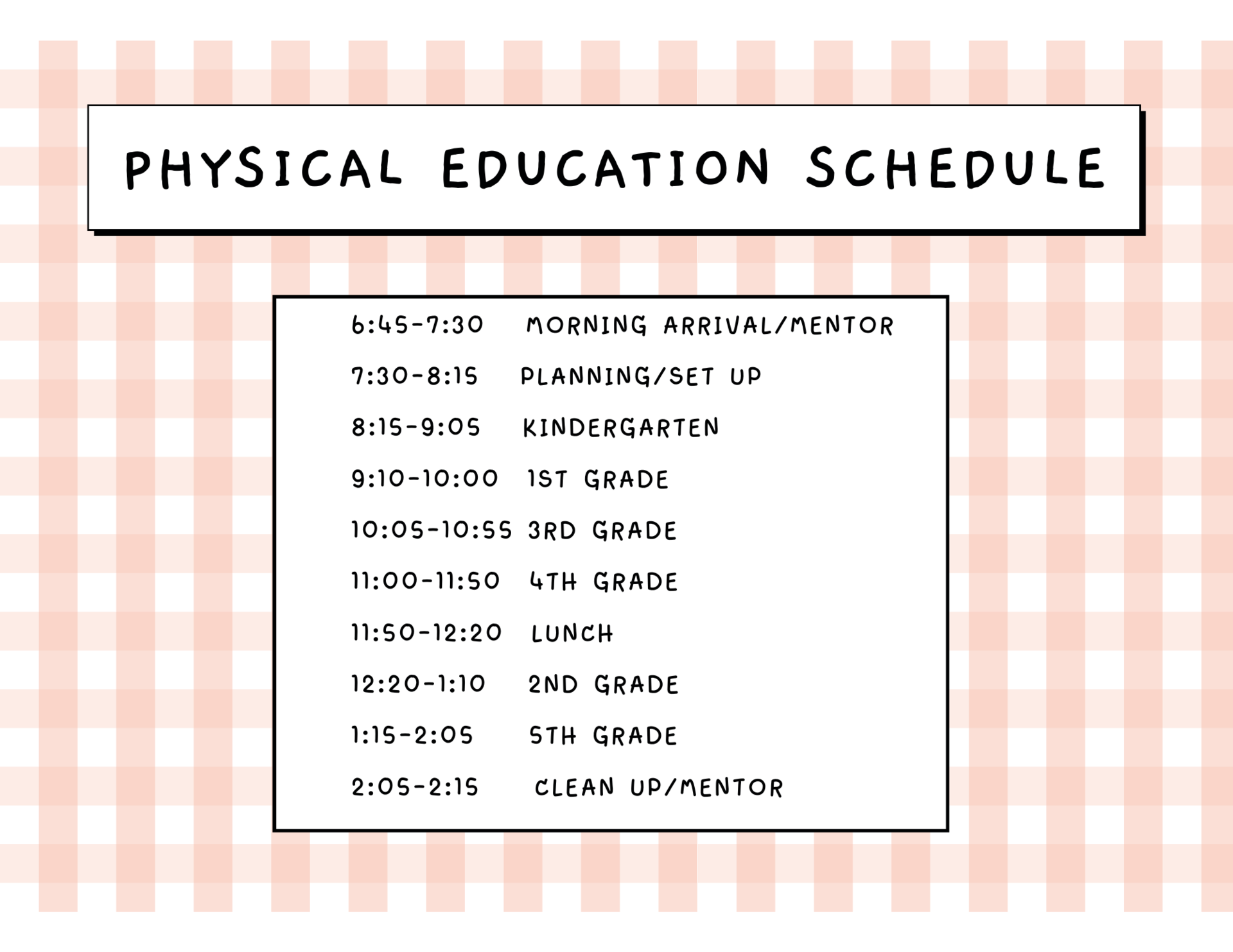 2023-2024 Class Schedule – Miranda Hickerson – Stewarts Creek ...