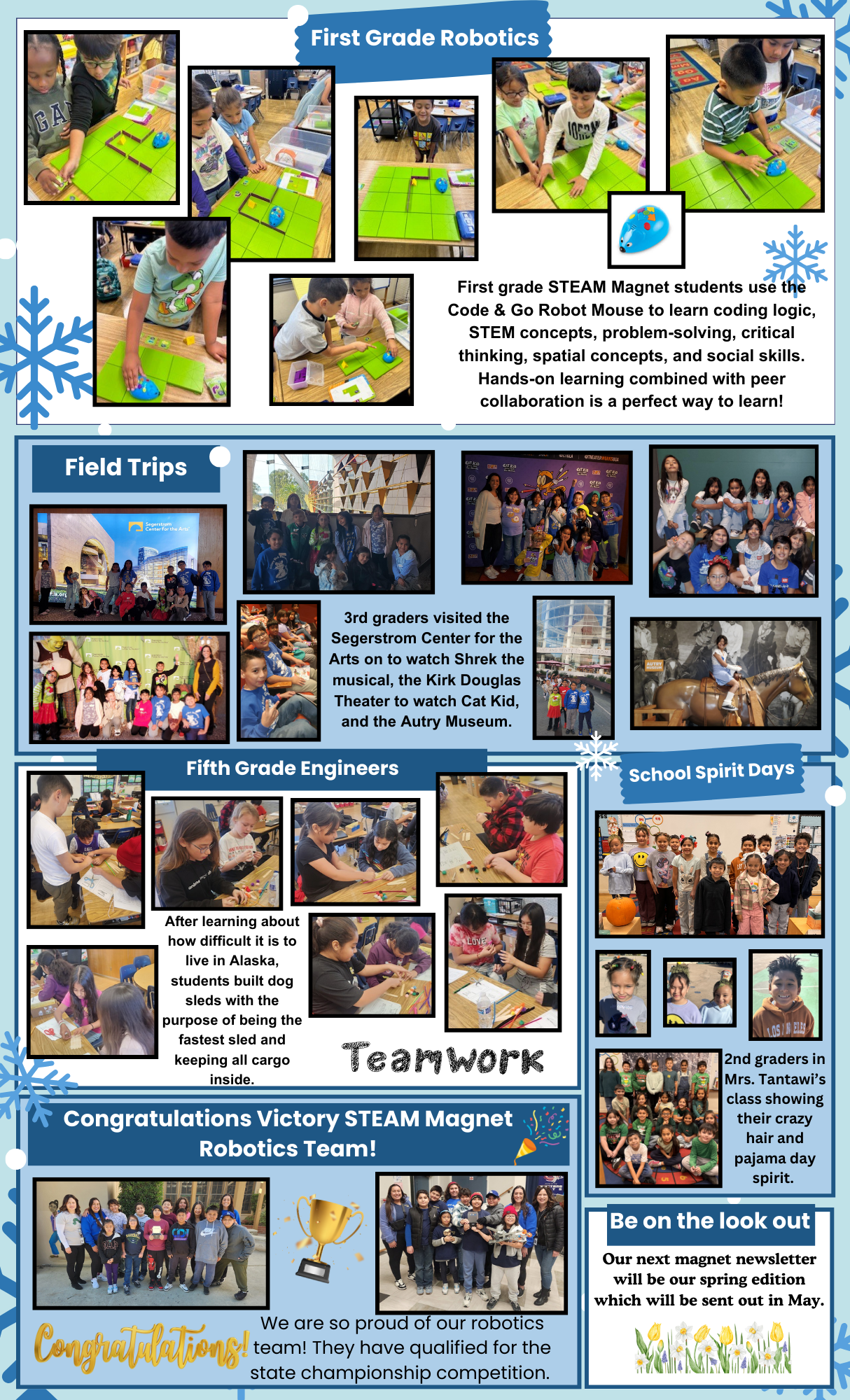 Magnet Newsletter – STEAM Magnet – Victory Boulevard Elementary and ...