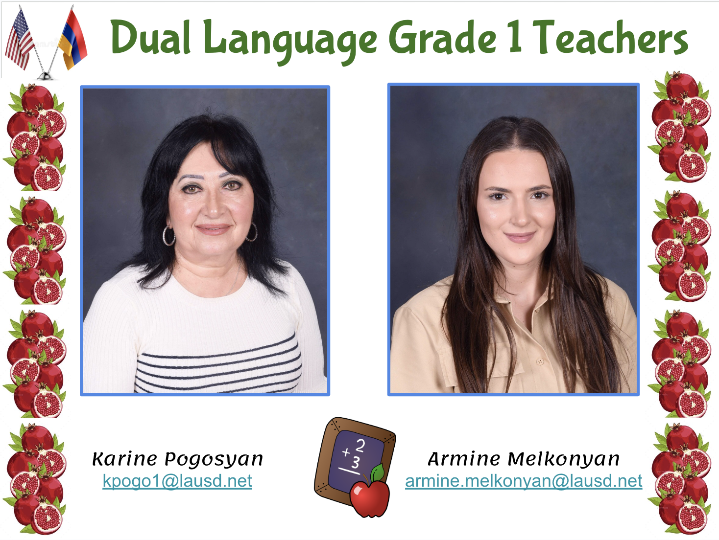 1st Grade – Teachers – Saticoy Elementary